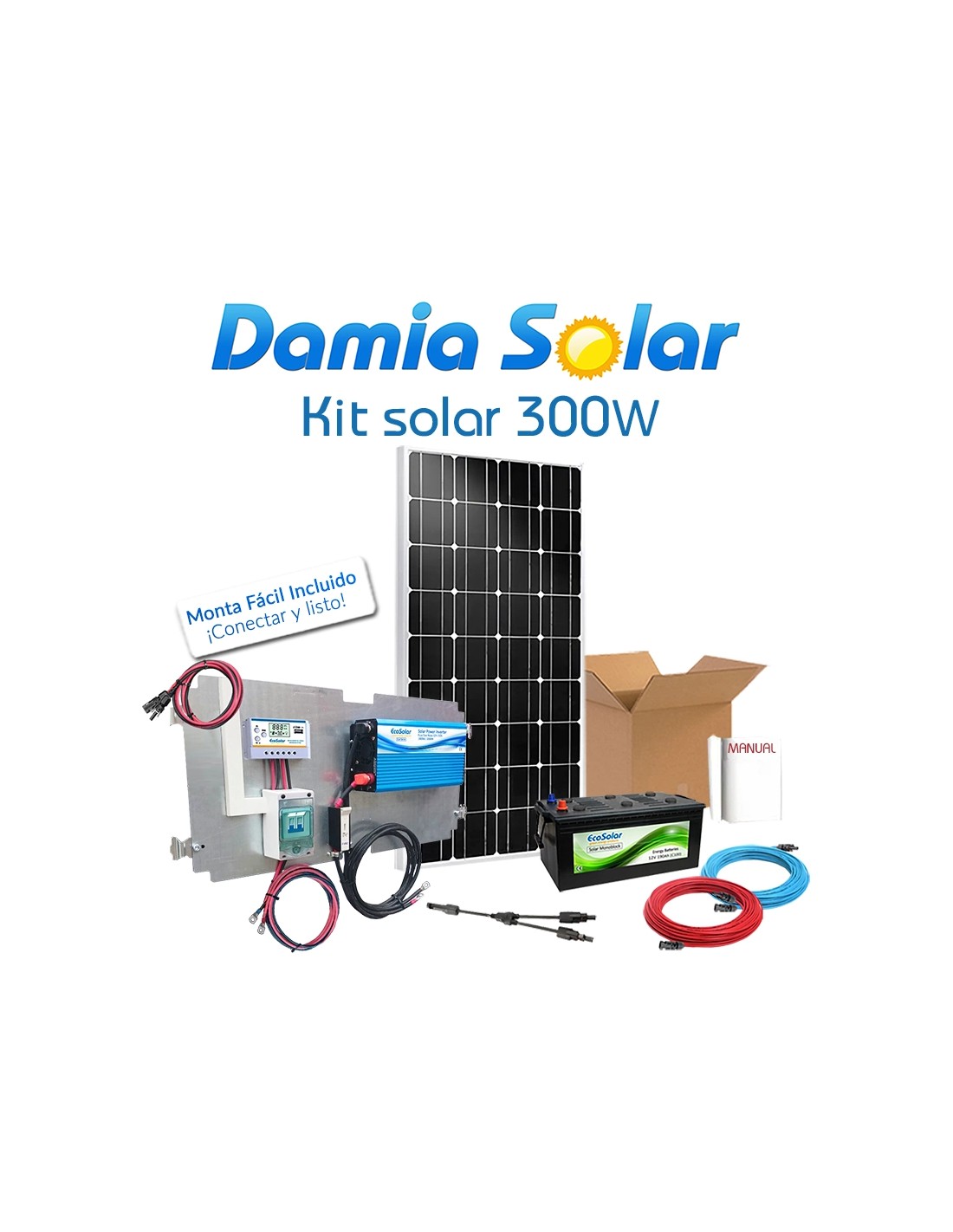 Kit solar isolado - Damia Solar