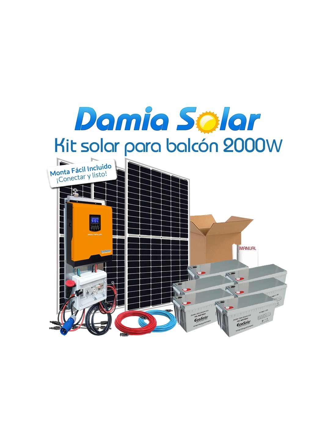 Kits solares para balcón | Damia Solar